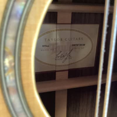 Taylor 855CE 12 String Jumbo Acoustic/Electric Guitar | Reverb