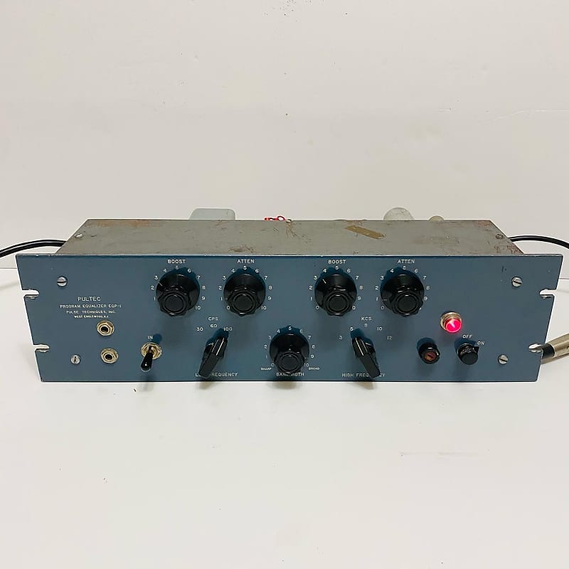 Original Pultec EQP1 EQ Rare pre eqp1a and it sounds | Reverb