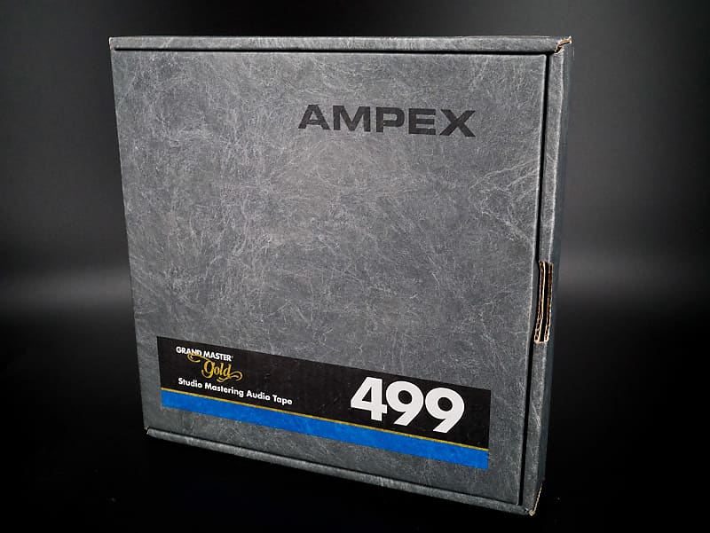 Ampex 1" 499 Grand Master Gold Studio Mastering Audio Tape | Reverb