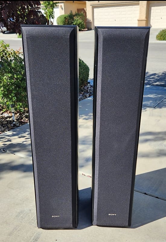 Sony Sony SS-F6000 Floorstanding 4-Way Speakers (Pair, Black) | Reverb