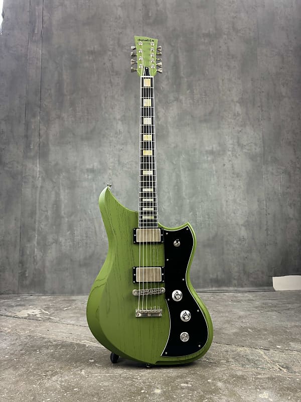 Dunable Yeti 9 string 2024 - olive green dog hair | Reverb
