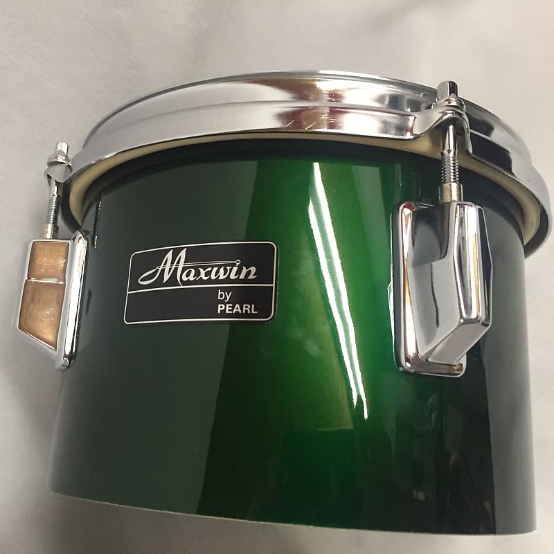 Maxwin by Pearl 8 and 10 Concert Toms Green Flash | Reverb
