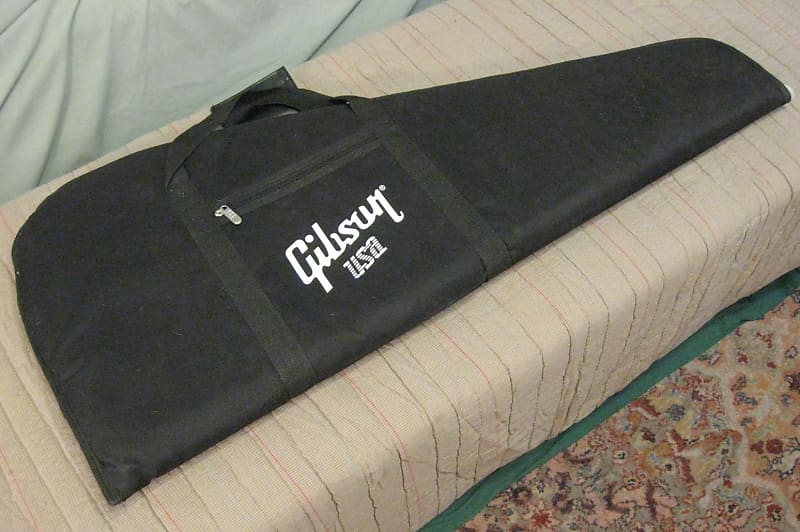 Gibson Padded Triangle Guitar Gig Bag Soft Case For SG Les | Reverb
