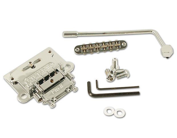 STETSBAR PRO II STCC STOP TAIL TREMOLO IN CHROME | Reverb