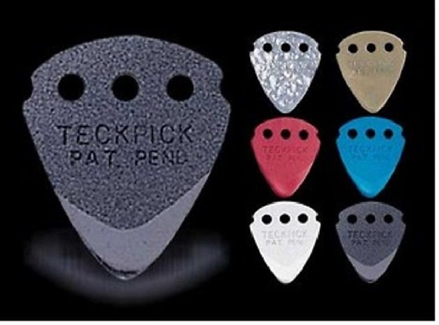 6 (Six) TeckPick Metal Guitar Picks Aluminum Brass Teck Pick | Reverb