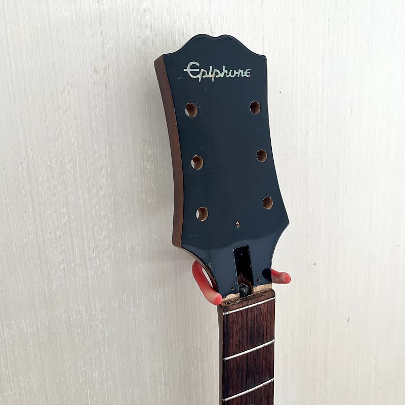 Epiphone NECK: Bolt-On Mahogany, Dot Inlay, Abalone Logo for | Reverb