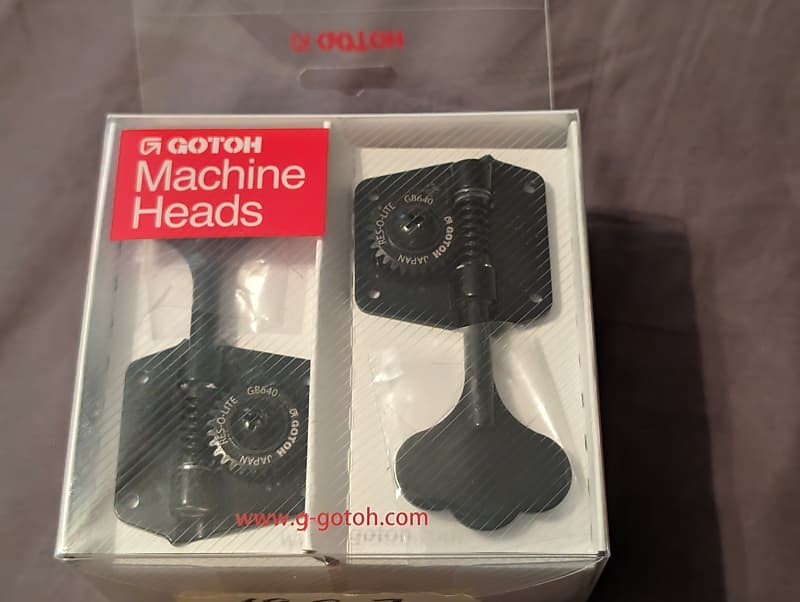 Gotoh GB640 Res-O-Lite - Black Chrome (4L; 4R; 2+2) | Reverb