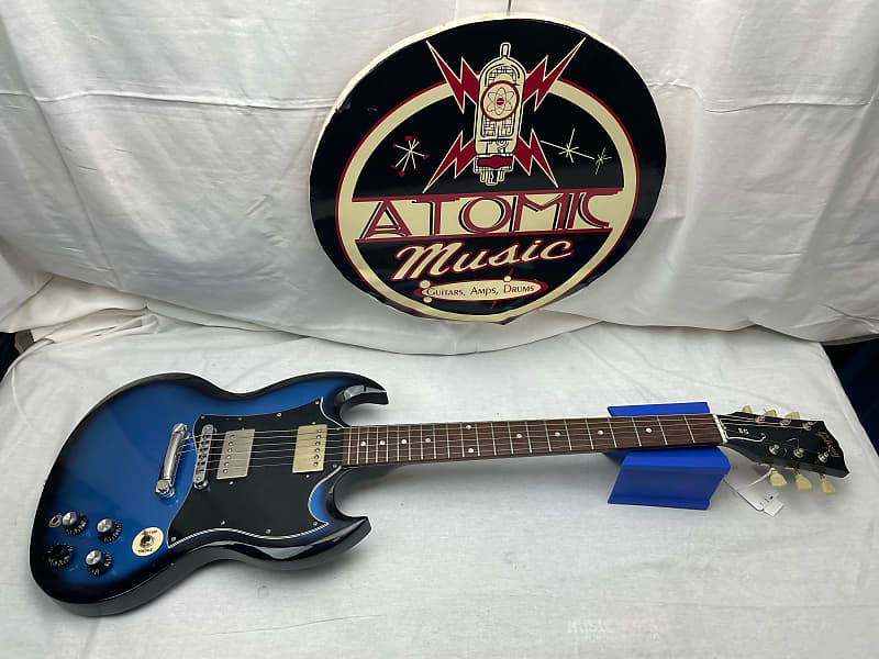 Gibson SG Special Guitar 2012 - Blue Burst (re-fin) | Reverb