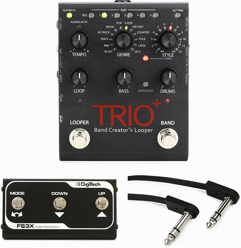 DigiTech TRIO Plus Band Creator + Looper w/ DigiTech FS3X | Reverb