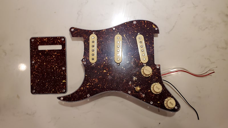 Prewired Loaded Pickguard For Left Handed Strat Guitars - | Reverb