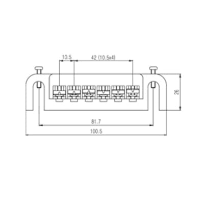 Chrome Wraparound Badass style Bridge-Tailpiece | Reverb Deutschland