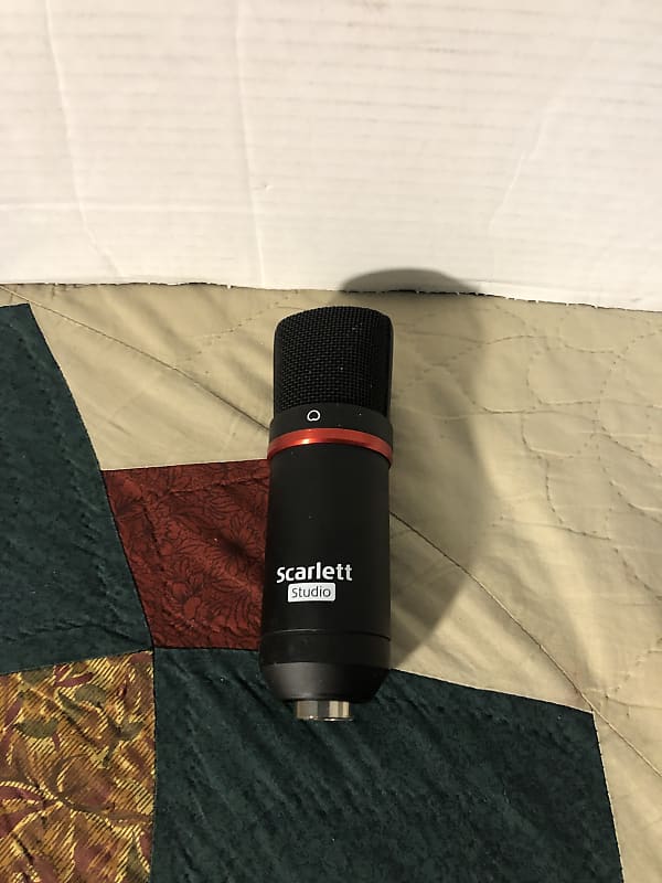 Scarlett studio microphone and other audio equipments | Reverb