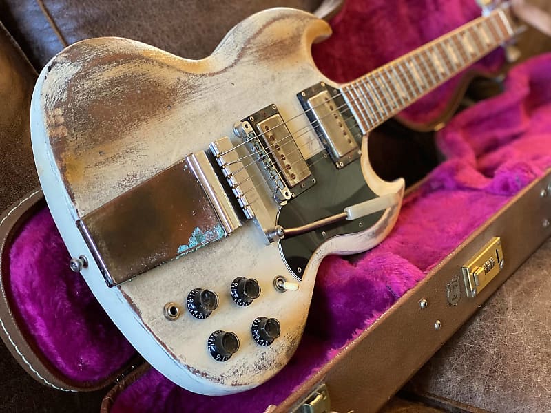 Gibson SG Standard 2000 Japanese Yamano Alpine White Hard | Reverb