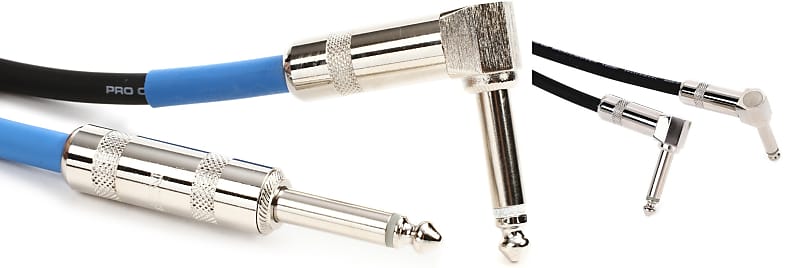 Pro Co EGL1.5 Excellines Straight to Right Angle Patch Cable | Reverb