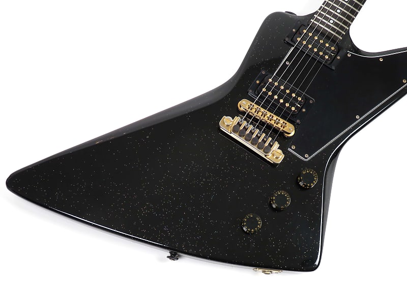 1981 Gibson E/2 Explorer Rare Factory Black Prism Finish! - | Reverb