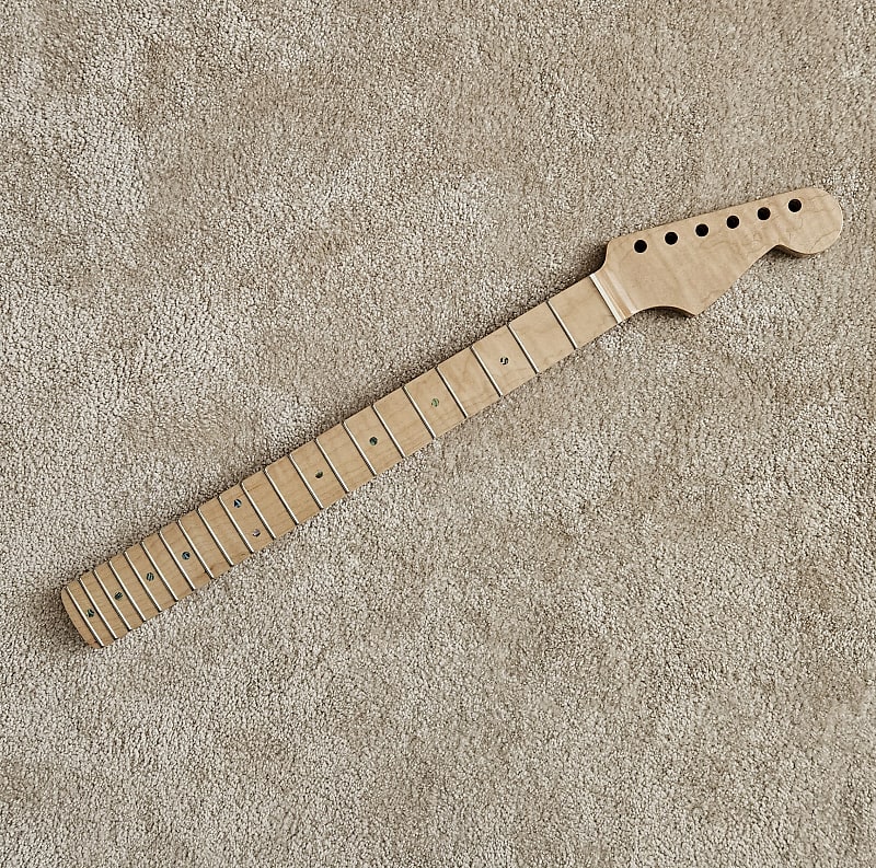 Strat Flame Maple Neck Gloss finish natural | Reverb