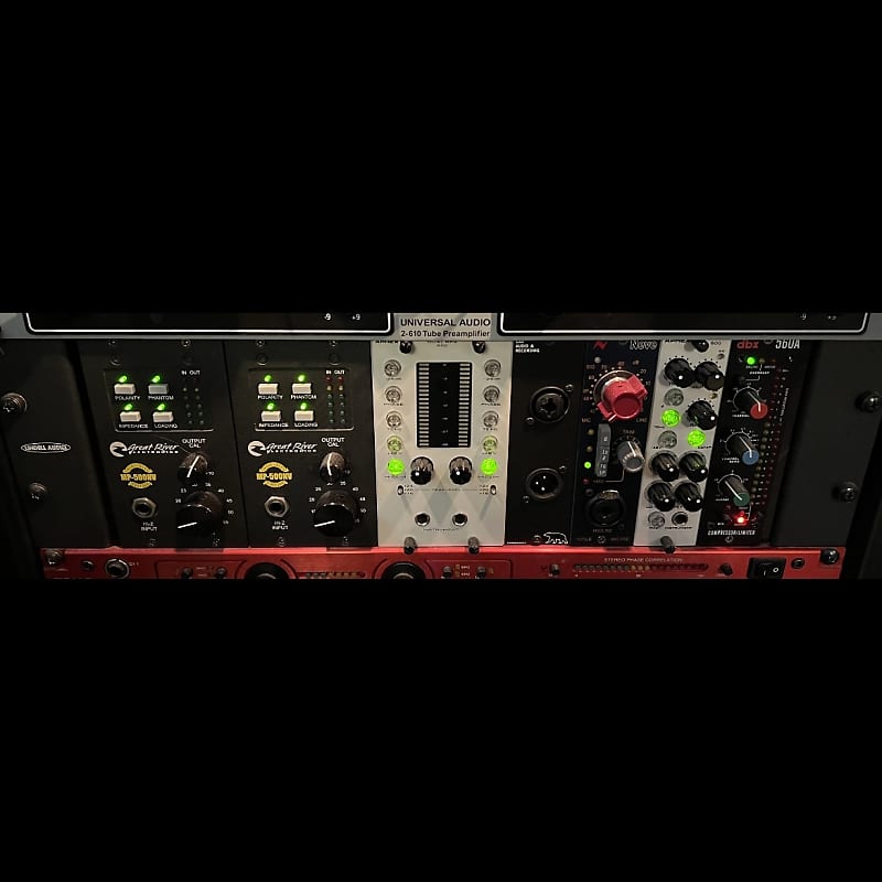 Fully Loaded 10 Slot 500 Series Rack - Neve, Great River, | Reverb