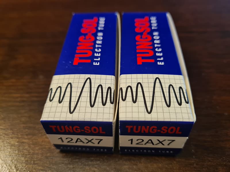 Tung-Sol 12AX7 ECC83 Dual Triode Set of Two Tubes | Reverb