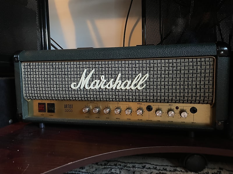 Marshall Artist 3203 30w Head 1980s - Black | Reverb
