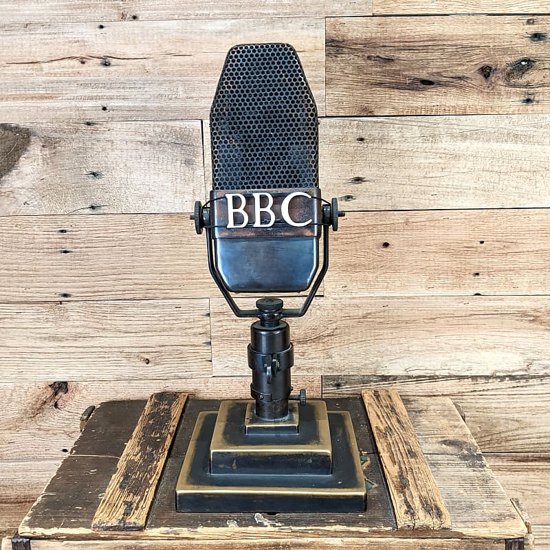 Marconi Model AXBT Ribbon Microphone with BBC Logo - Working | Reverb
