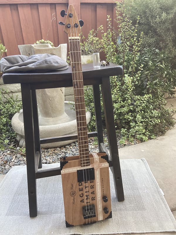 Cigar Box Guitar, 3 string electric cigar box guitar, ALR | Reverb