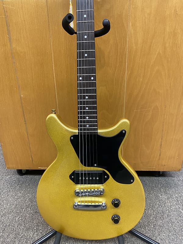 Firefly FFDCS Gold Sparkle Electric Guitar | Reverb