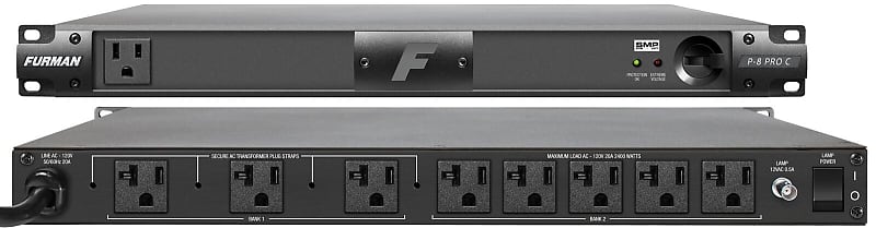 Furman P8 Pro C 1 Space Rack-mountable 20Amp Power | Reverb