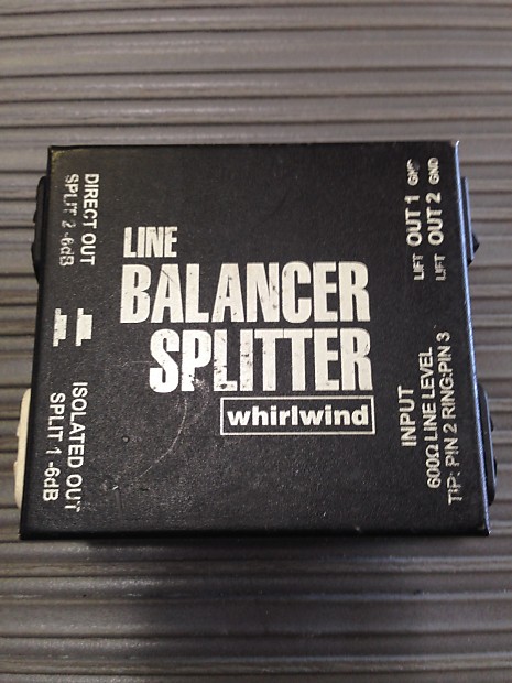 Whirlwind Line Balance Splitter | Reverb