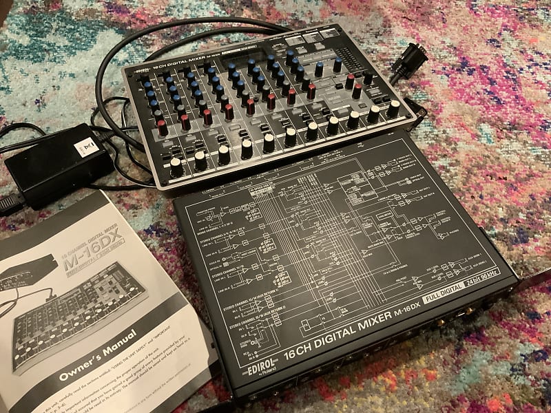 edirol m16-dx 16 channel digital mixer | Reverb