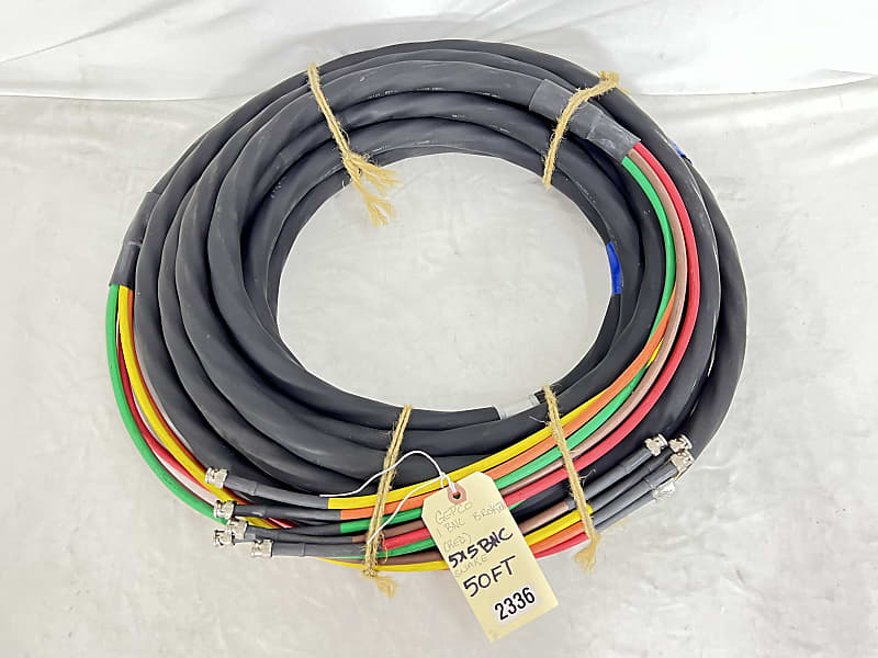 Gepco 50FT 5 Way VS57000 BNC Snake #2336 (One) | Reverb