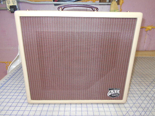 AXL Akita 20 Cream Tube Amp Combo Guitar Amplifier Blonde | Reverb