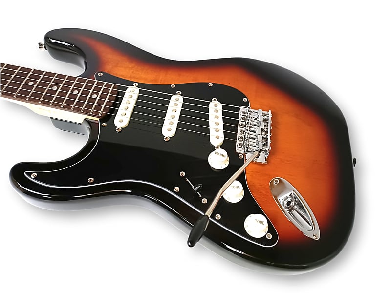 Samick Strat 1984 - Vintage Sunburst - Left Hand | Reverb