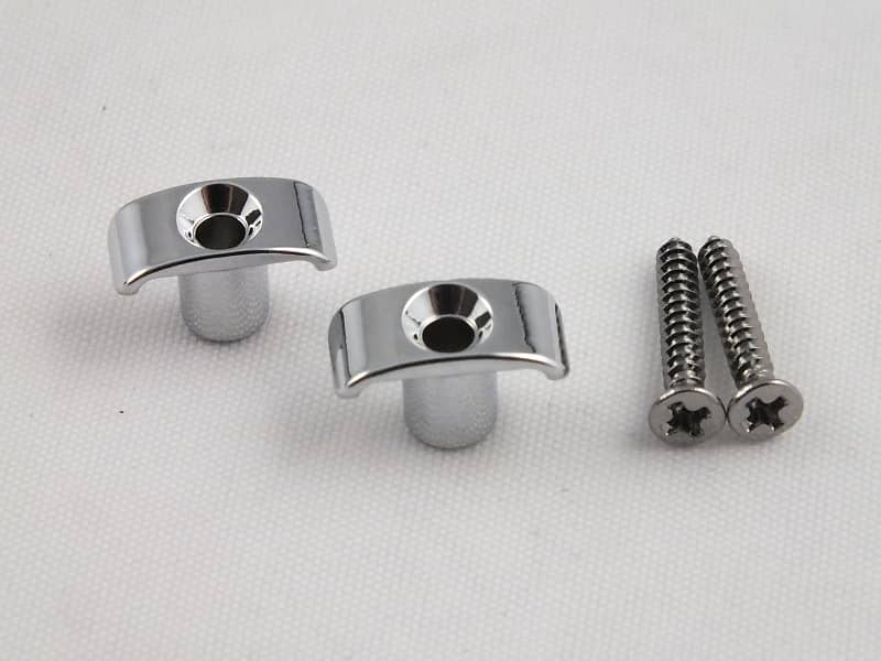 Pair of Chrome Fender Ultra String Guides made in Stainless | Reverb