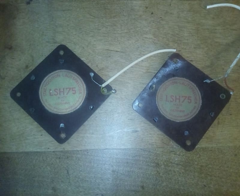 1960's Isophon LSH75 1950's Electrostatic Tweeters Pulled | Reverb