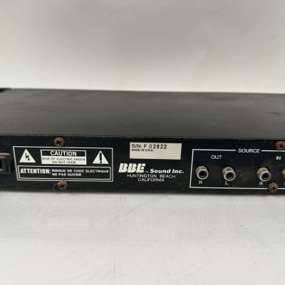 BBE Sonic Maximizer Model 1002 Stereo Processor Black Vintage | Reverb