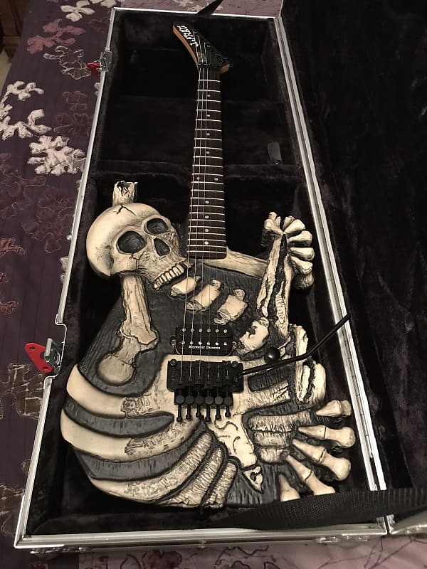 George Lynch Bones Guitar ESP J Frog | Reverb