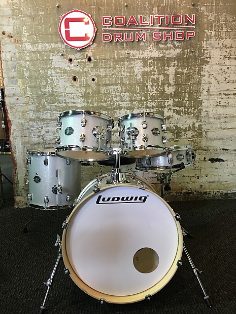 Ludwig Element 5 piece in White Sparkle | Reverb