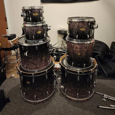 Pearl Masters MCX 2014 - Ash Fade Tamo 7 Piece Dbl Bass Drum | Reverb