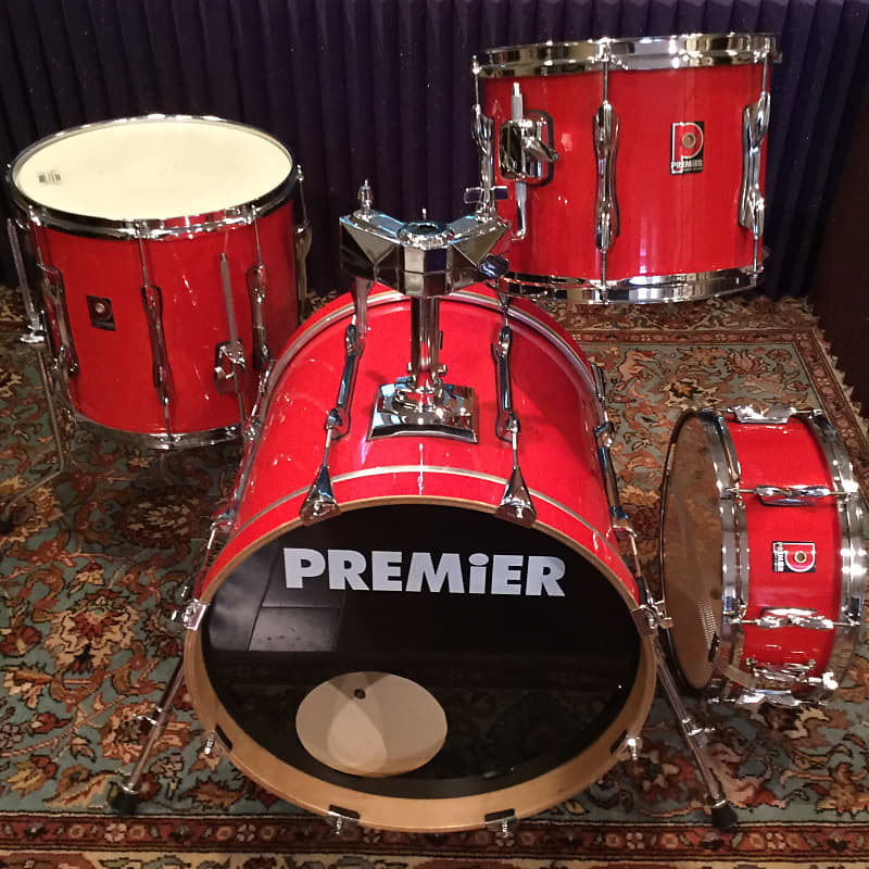 Premier Cabria 4pc Bop Kit 1998-2000 Flame Red | Reverb