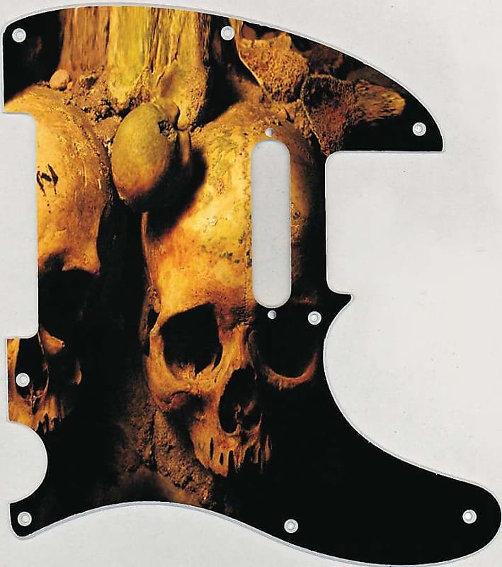 Graphical pickguard Fender Telecaster Tele Standard 8 Hole | Reverb