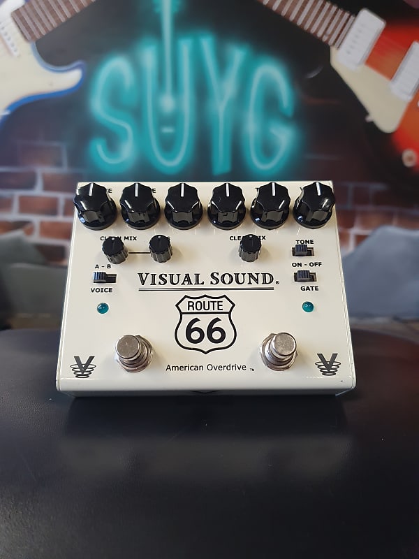 Visual Sound V3 Route 66 Overdrive and Compressor Pedal | Reverb