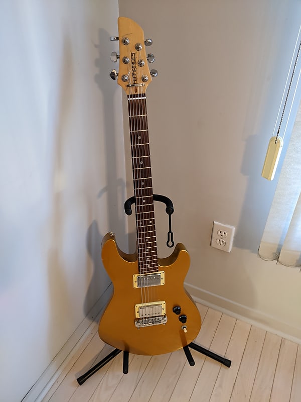 FERNANDES DRAGONFLY ELECTRIC GUITAR GOLD SPARK FINISH | Reverb