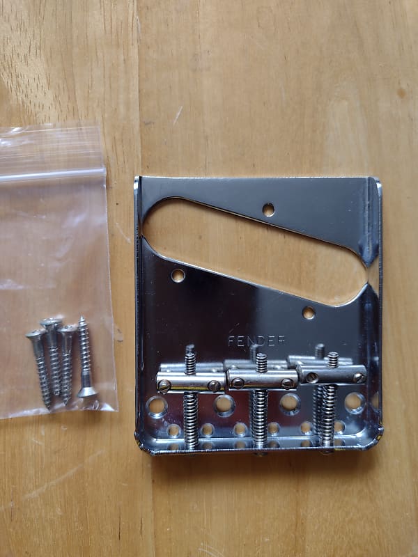 Fender Telecaster Bridge for Thinline/60's Tele - Aged/Relic | Reverb