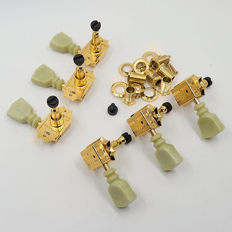 Schaller G-Series Deluxe KeyStone Locking Tuner Set, Double | Reverb