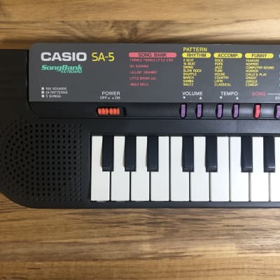 Casio SA-5 Vintage 1991 Mini Sample Based Synth Keyboard | Reverb