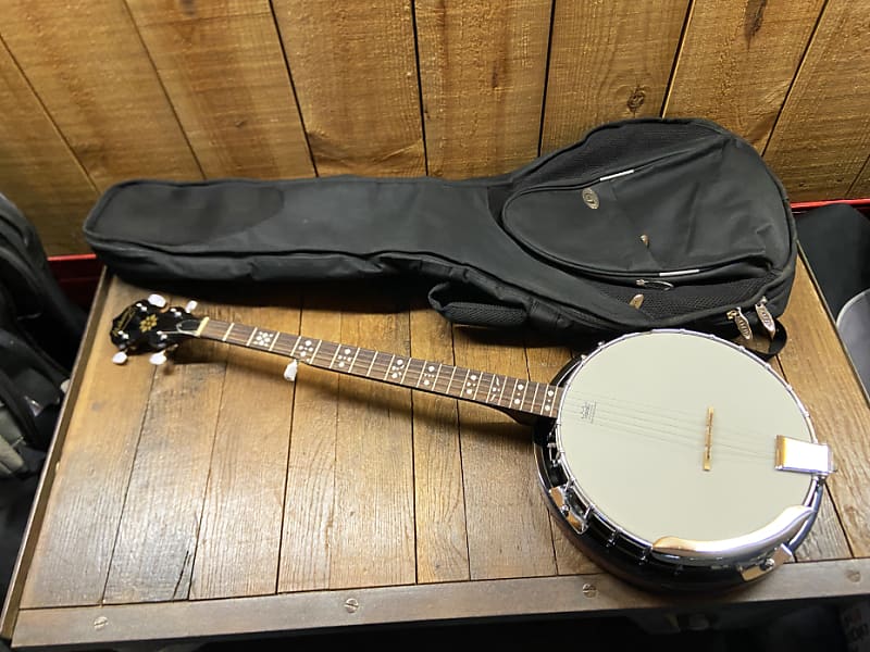 Alabama Banjo 5 Strings Sunburst 7925 with bag | Reverb