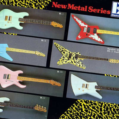 Early ‘80s ESP New Metal Series RS-II Custom Random Star | Reverb