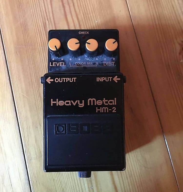 Boss HM-2 Heavy Metal (Black Label) 1988 - 1992 - Black Japan | Reverb