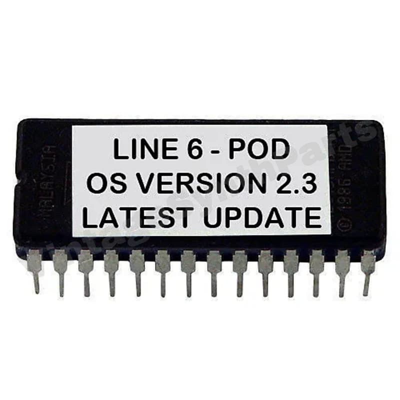 LINE 6 – Pod V 2.3 firmware OS Update EPROM [LATEST UPGRADE] | Reverb