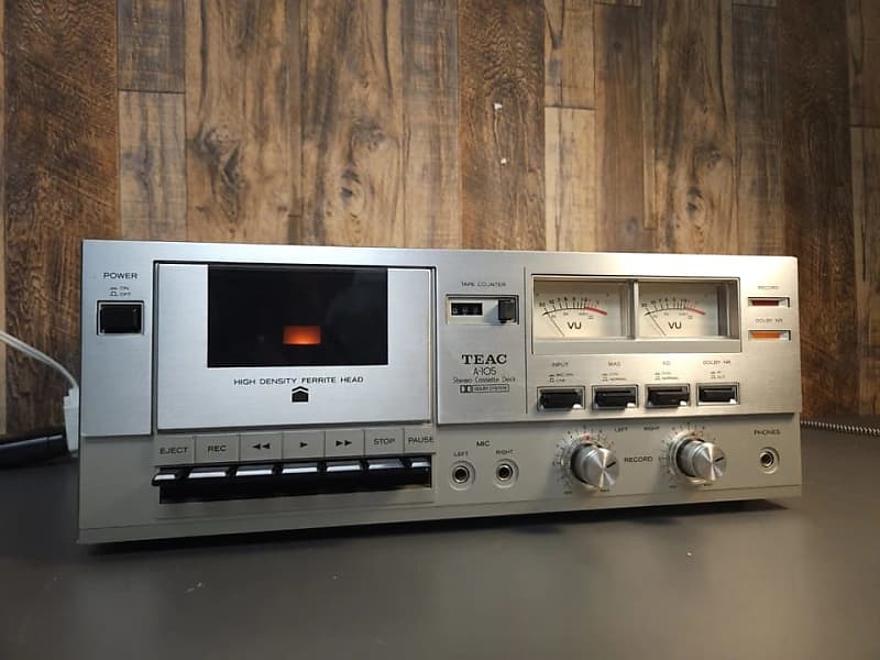*Fully Serviced* Teac A-105 Stereo Cassette Deck | Reverb
